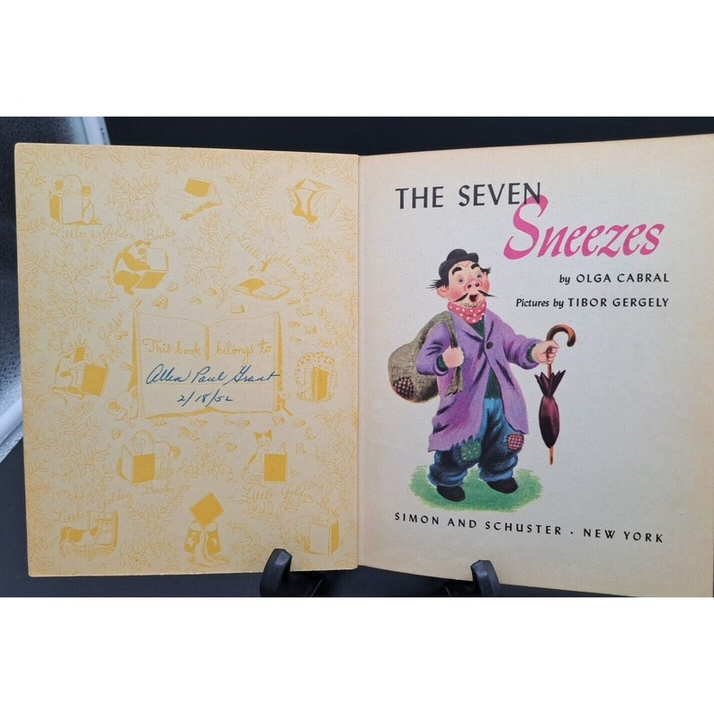 Vintage 1948 the Seven Sneezes 5th Edition Little Golden Book - Etsy