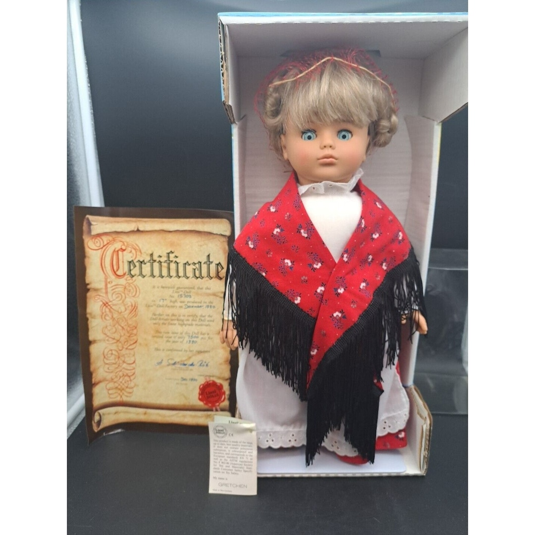 Vintage Lissi Dolls Gretchen 15703 Made in West Germany 1990 NIB W ...