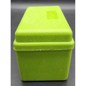 Vintage 1964 Sterling Plastics 528 Index Card Recipe Box Made in USA ...