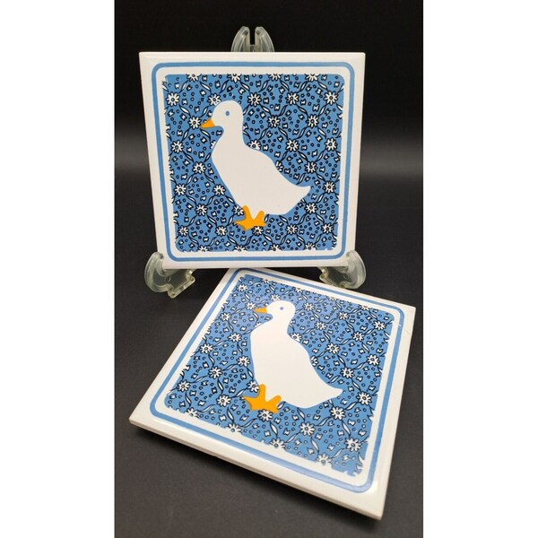 Ceramic Duck Tile - Etsy