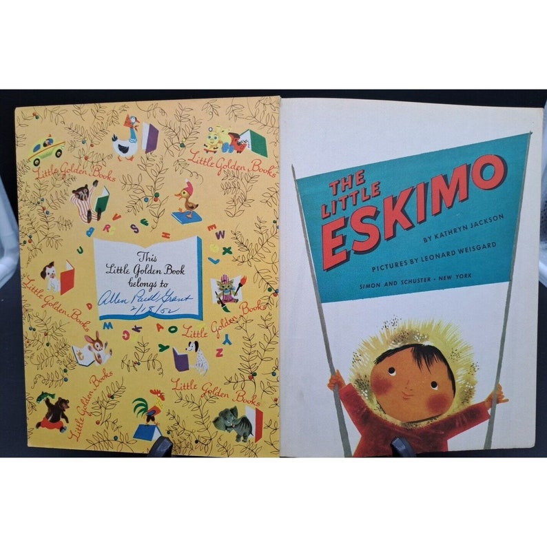 Vintage 1952 the Little Eskimo 1st Edition Little Golden Book - Etsy