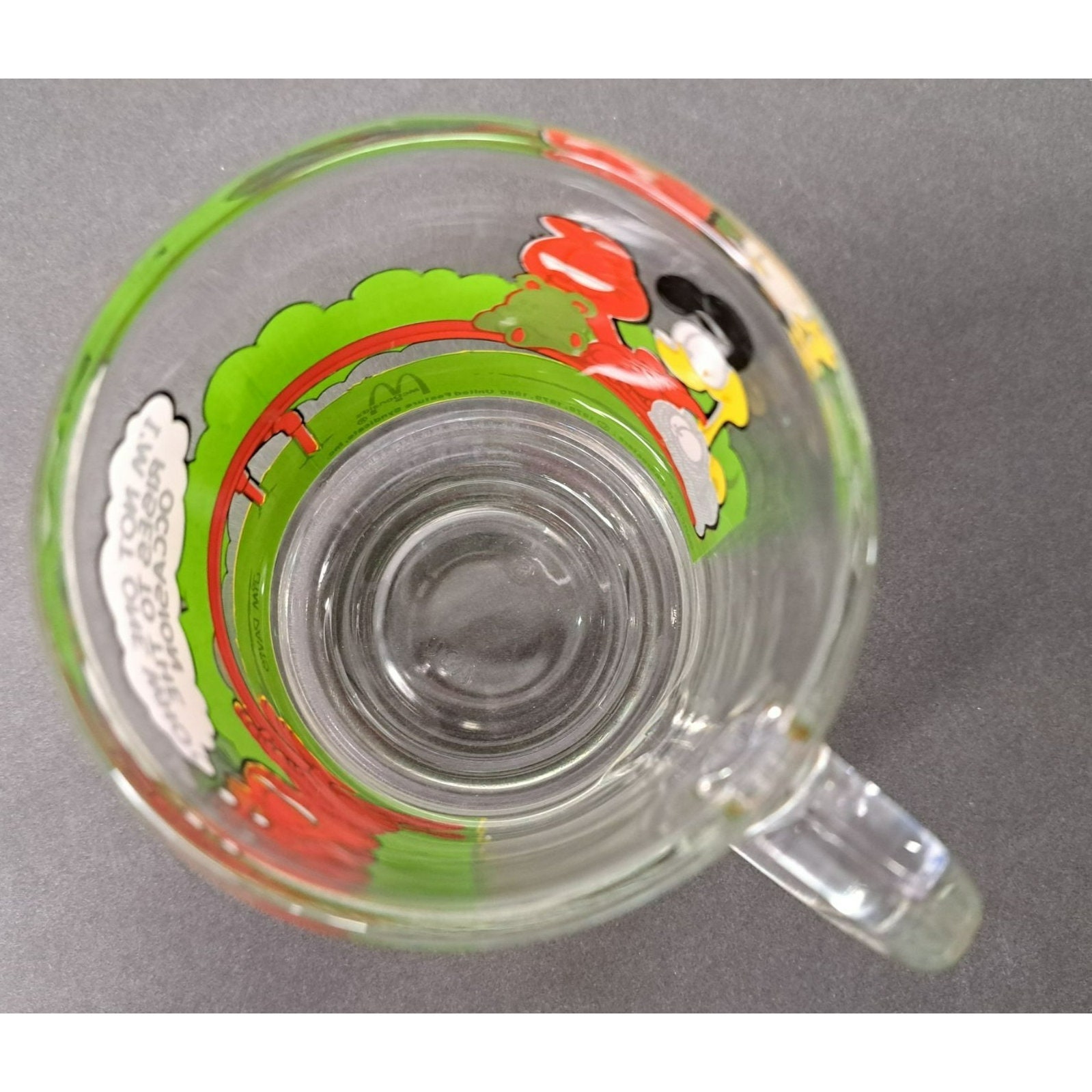 Vintage Collectible Mcdonald's Garfield Odie Clear Glass - Etsy
