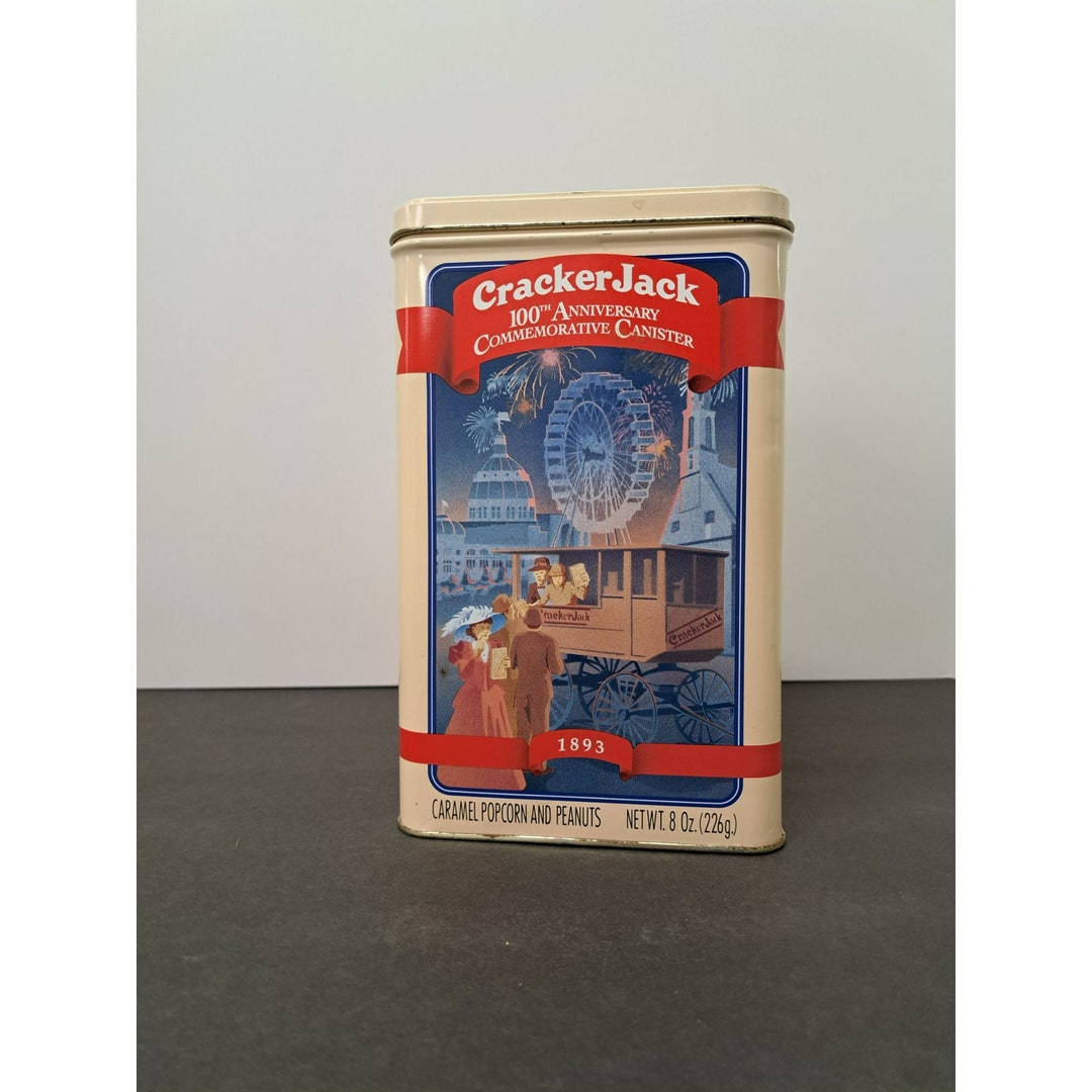 Vintage Collectible Prop Cracker Jack 100th Anniversery Tin Box - Etsy