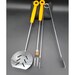 Vintage Yellow Ekco BBQ Utensils Tools Spatula Fork Tongs Chromium ...