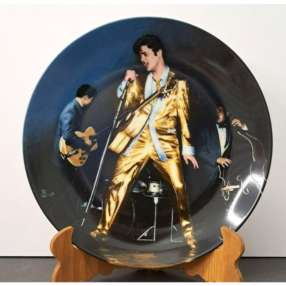 Vintage Collectible Prop Elvis Plates Numbered B Emmett 1989 - Etsy