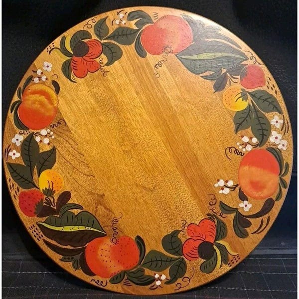 Hand Painted Wooden Apples - Etsy