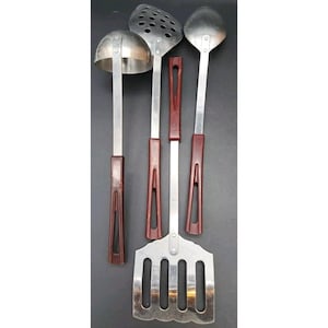 Vintage MCM Stanhome Stanley Kitchen Utensils Set of 4 Ladle 2 Spoons ...