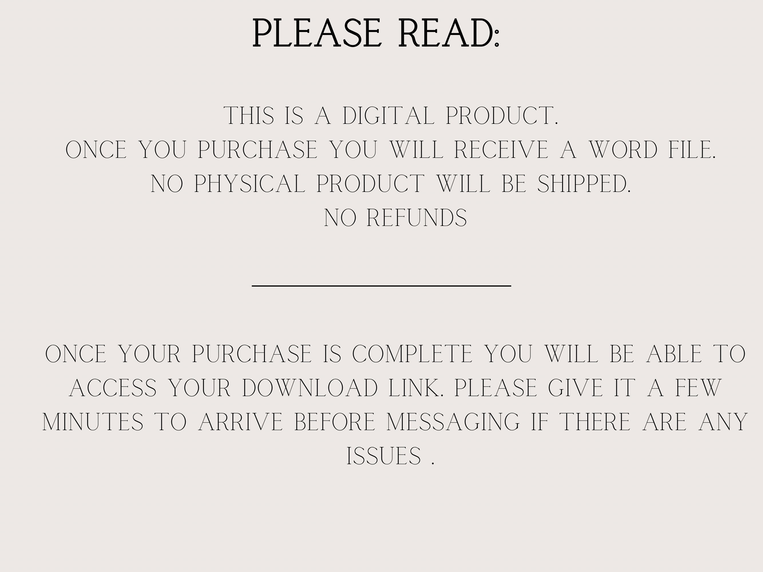 Revision Card Template Digital Download Cards Not Included Etsy