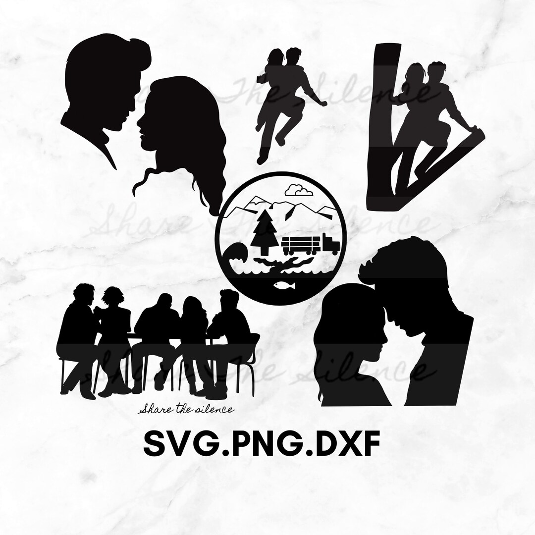 Silhouette Forks| SVG PNG DXF - Etsy UK