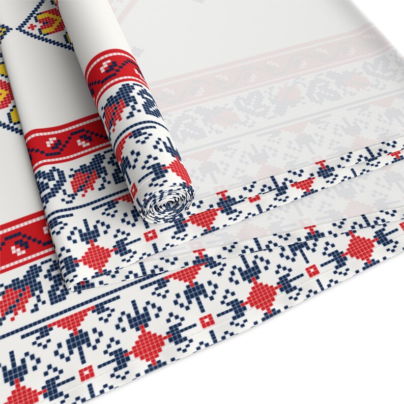 Palestine Tatreez Printed Henna Wedding Table Runner Henna Party Décor ...