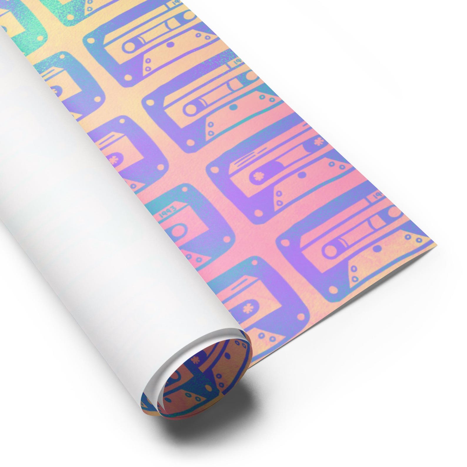 Retro Style, 80s Aesthetic, Wrapping Paper Sheets - Etsy