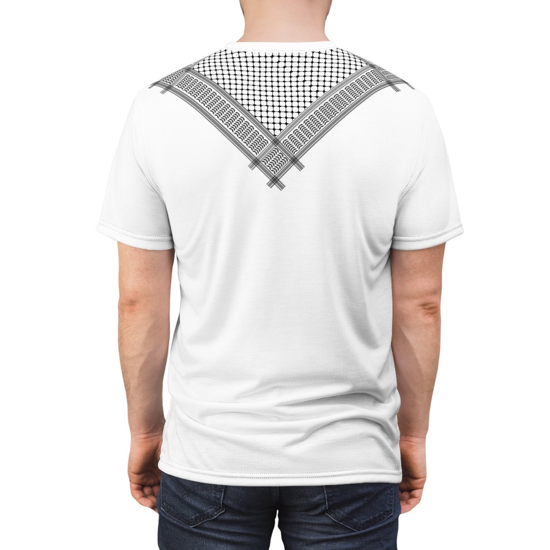 Palestinian Keffiyeh Pattern T-shirt: Free Palestine, Custom Short ...