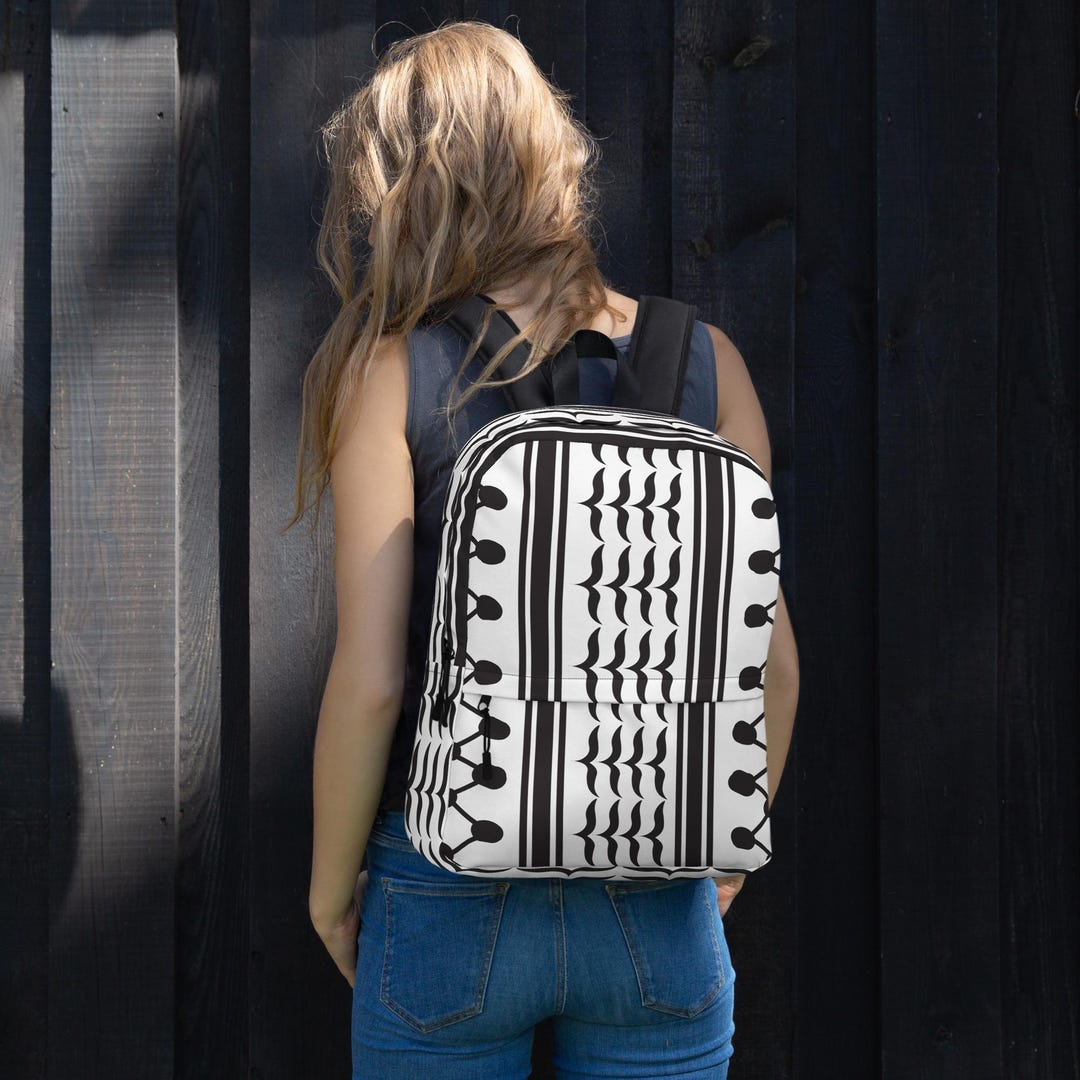 Palestinian Keffiyeh Backpack Back to School Back to College. - Etsy