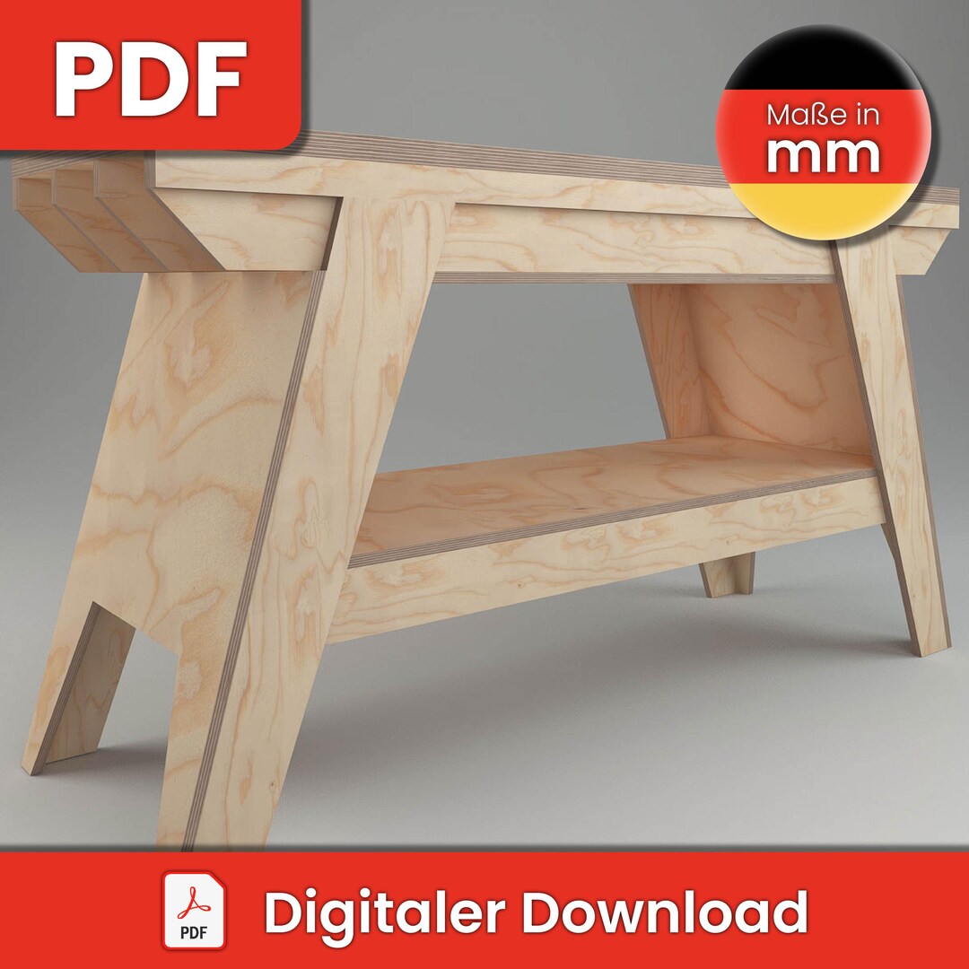 Wms - Panel Workbench 100 Cm High | DIY Construction Instructions ...