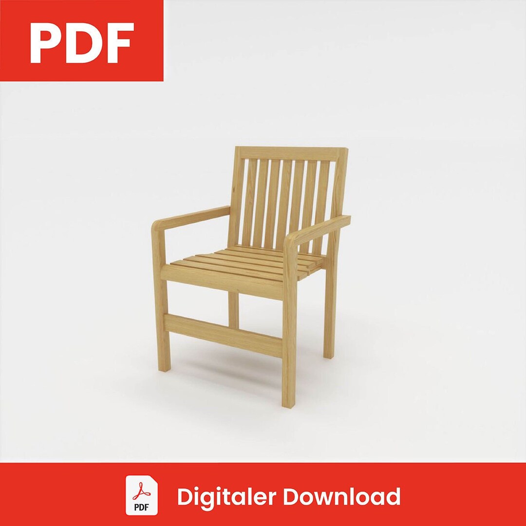 Stacking Chair DIY Construction Instructions / Construction Plan - Etsy