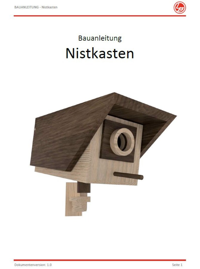 Wunderbar Nabu Nistkasten Bauanleitung Bild