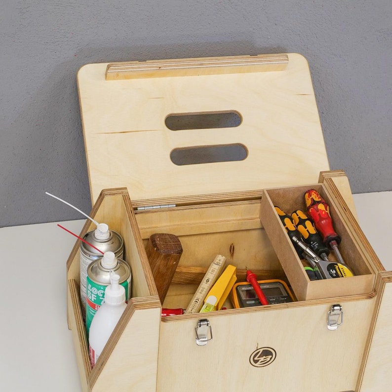 Modern Tool Box DIY Building Instructions / Blueprint - Etsy