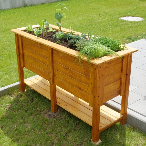 Hochbeet groß DIY Bauanleitung / Bauplan - Etsy.de