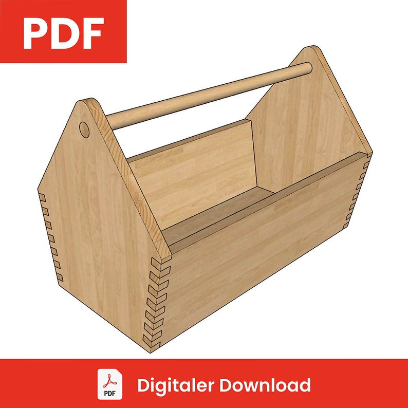 Toolbox DIY Building Instructions / Blueprint - Etsy