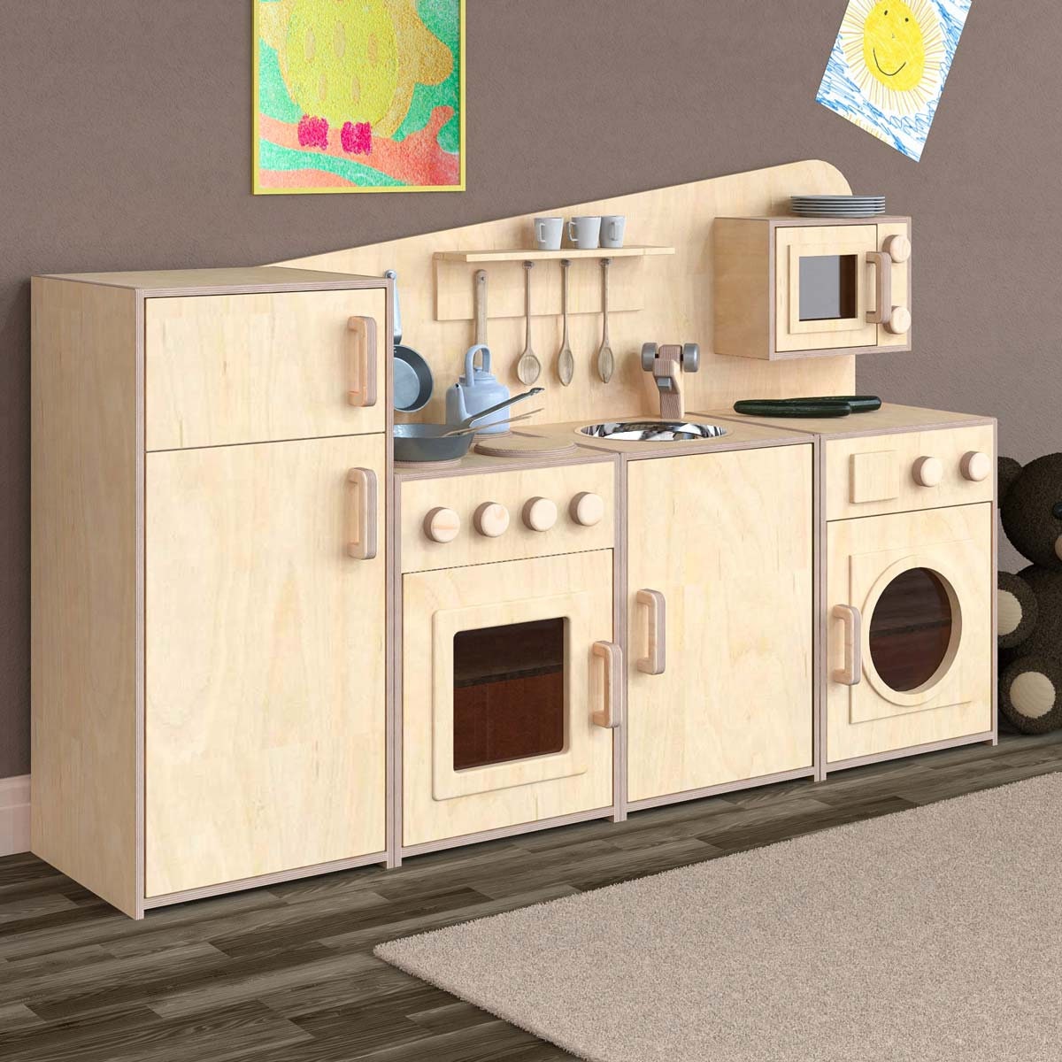 Children's Modular Kitchen DIY Building Instructions / Construction ...
