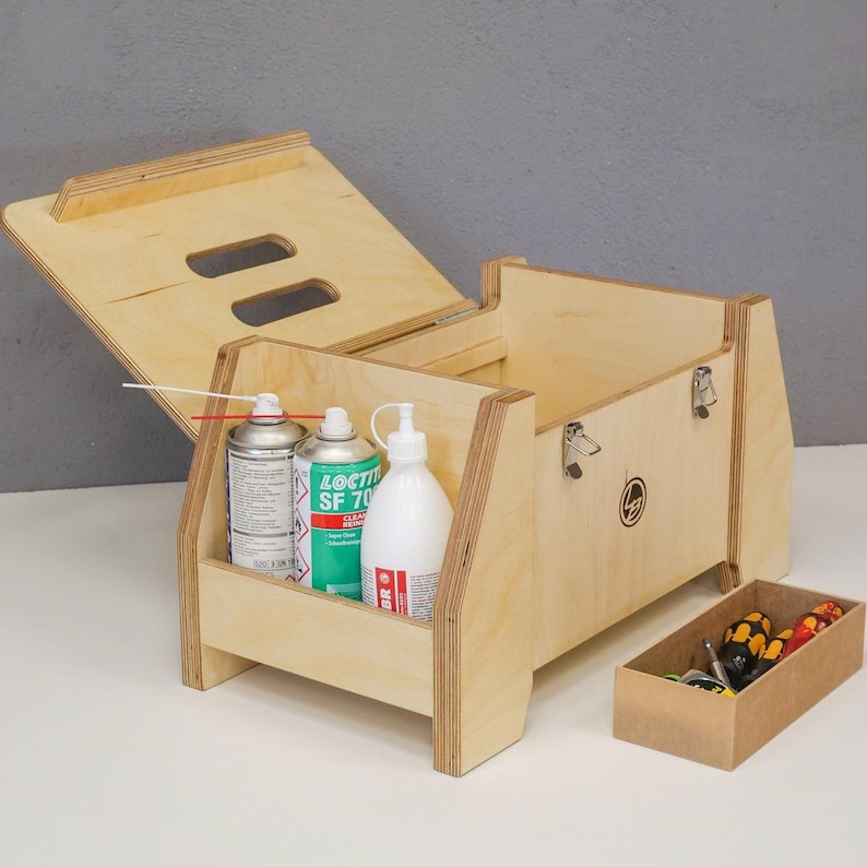 Modern Tool Box DIY Building Instructions / Blueprint - Etsy