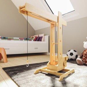 Wooden Crane | DIY Construction Instructions / Construction Plan - Etsy