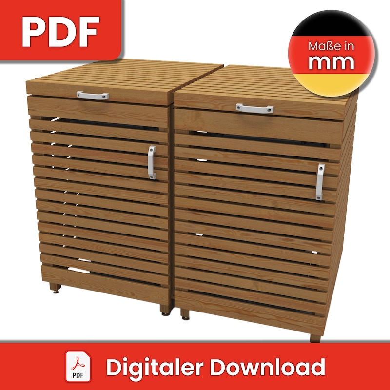 Plans for Garbage Can - Etsy