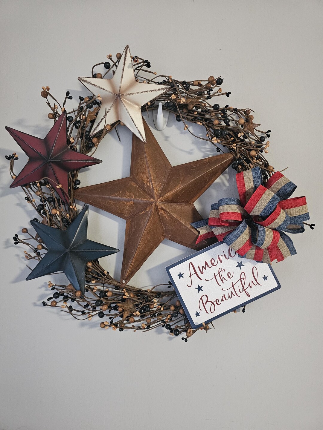 Memorial Day/ Labor Day Door Decor - Etsy