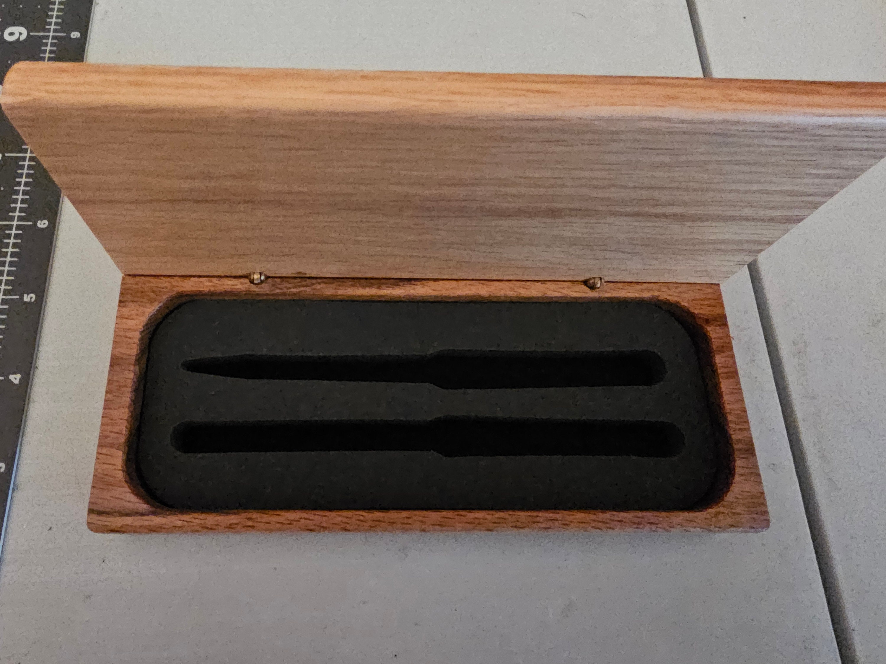 Custom Engraved Pen Box With Pens, Father's Day, Business - Etsy
