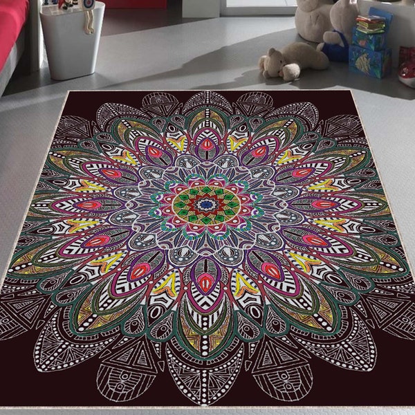 Mandala Rug - Etsy Australia