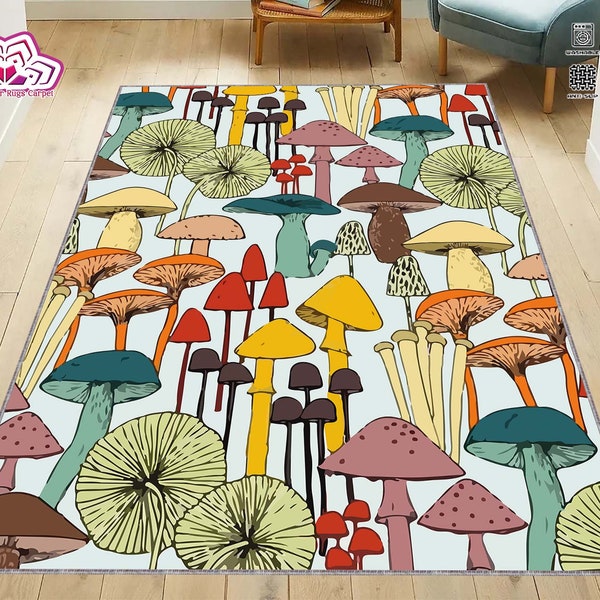 Mushroom Rug - Etsy
