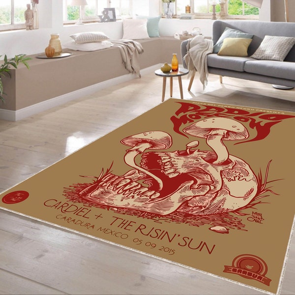Crossbones Skull Rug - Etsy