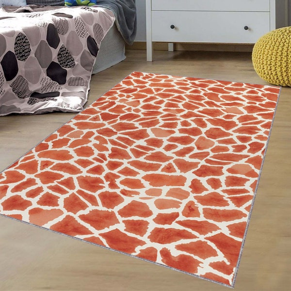 Orange Rug - Etsy