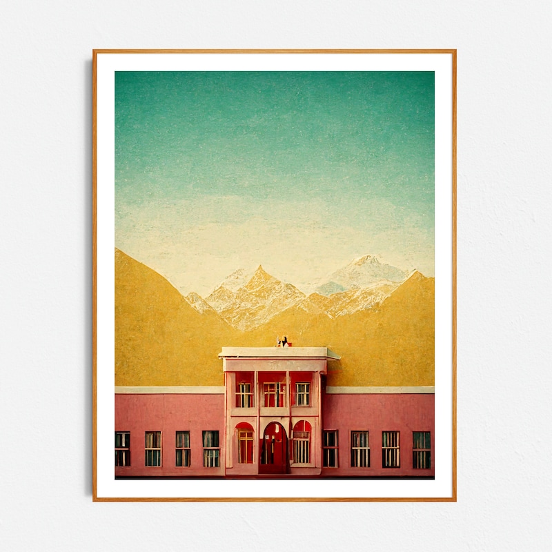Wes Anderson Set Wall Art - Etsy