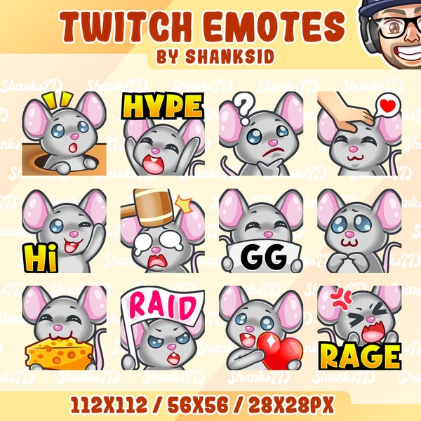 Mickey Mouse Emotes - Etsy