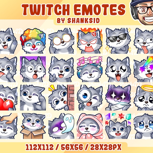 Furry Twitch Emotes - Etsy