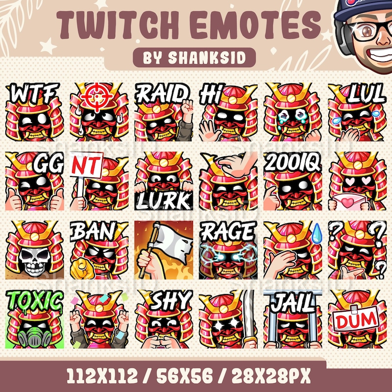 Ninja Emoji Twitch - Etsy
