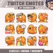 Koi Goldfish Twitch Emotes Pack: Streaming & Discord (PNG Files ...