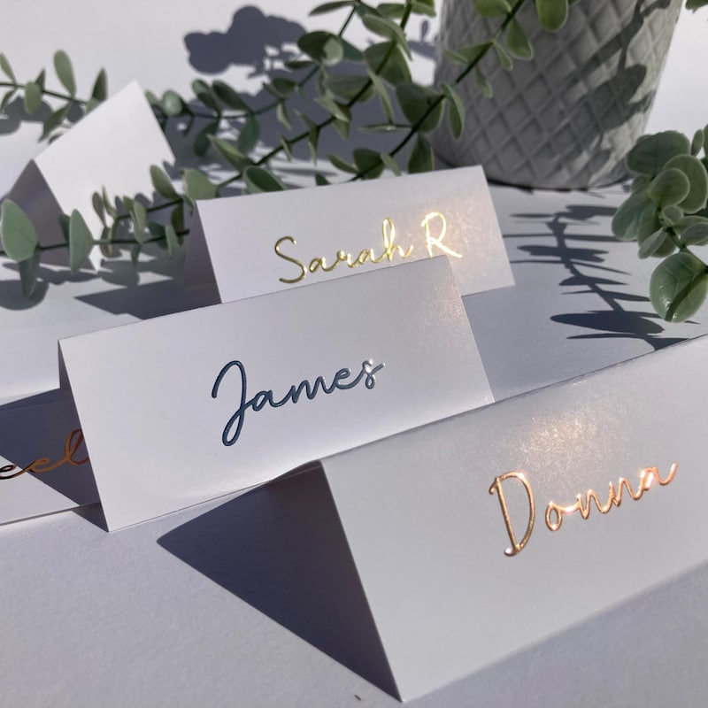 Table Seating Place Cards - Etsy UK