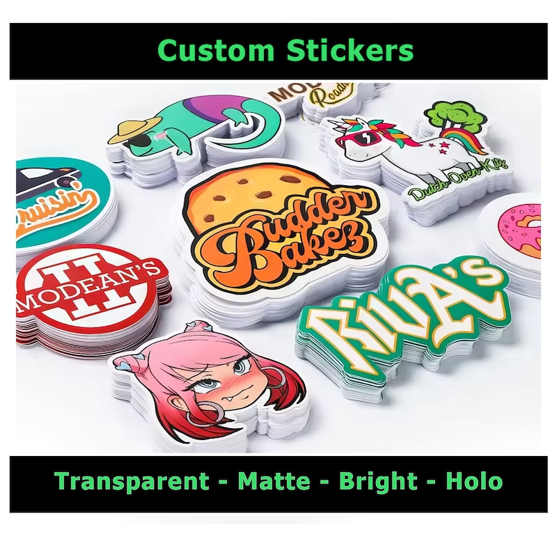 Custom Stickers - Etsy