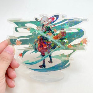 Custom Acrylic Anime Stand - Figurine Standee Dnd Clear Holo Gaming ...
