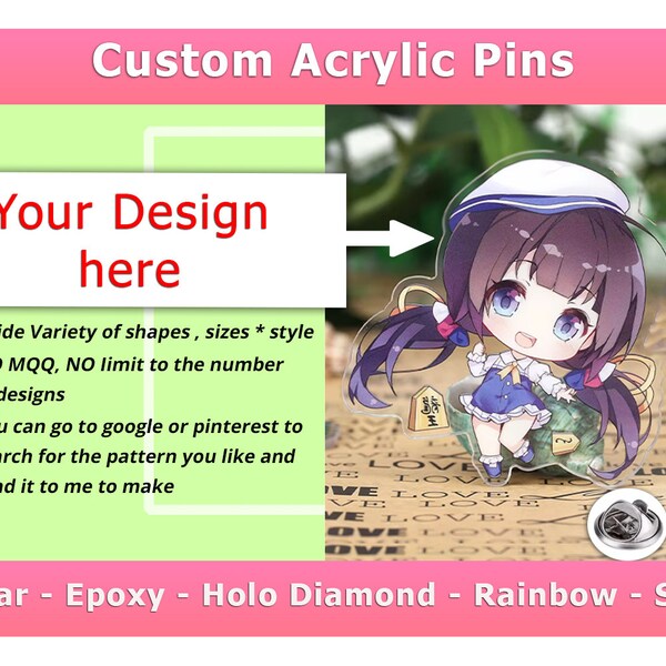 Custom Pins - Etsy