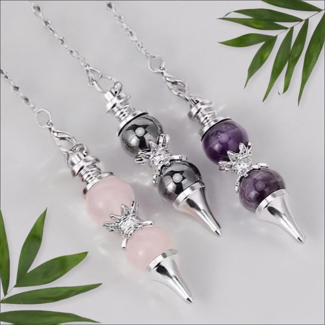 Magic Round Crystal Spiritual Pendulum for Divination and Dowsing - Etsy