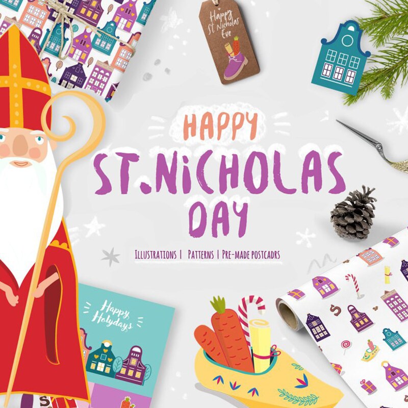 St. Nicholas Clip Art - Etsy