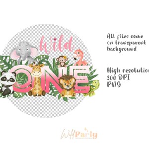Wild One Birthday Girl PNG: Family Safari T-shirt Designs (digital ...
