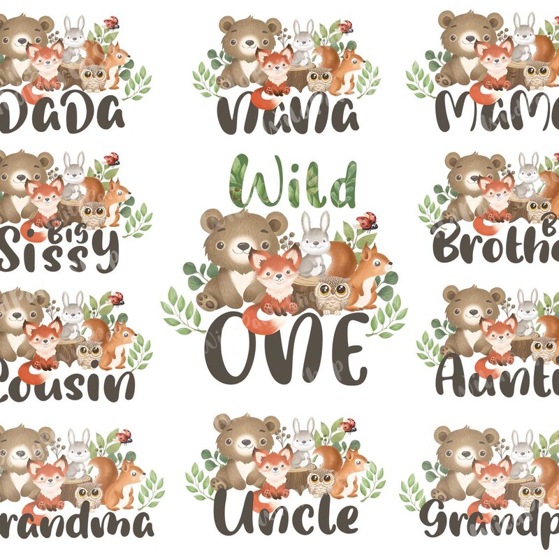 Wild One Bear - Etsy