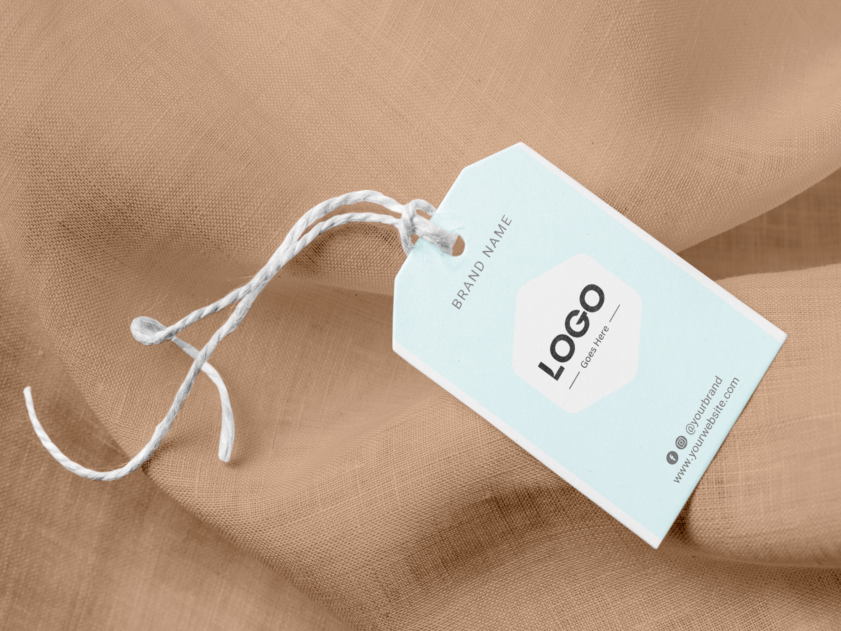 Editable Hang Tag Template 3 Colors DIY Printable Hang Tag - Etsy