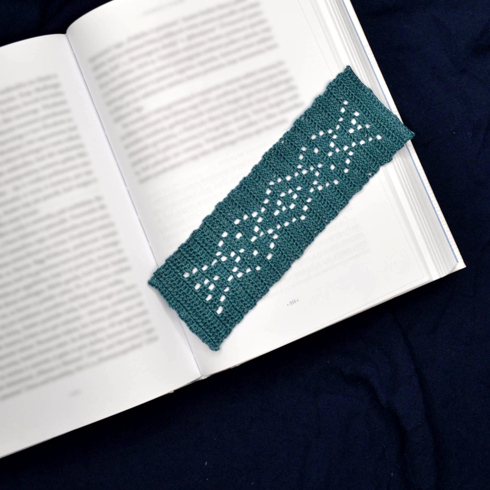 Filet Crochet Bookmark Pattern: Ethnic Geometric Design (PDF Pattern ...