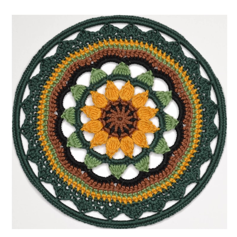 Sunflower Mandala - Etsy
