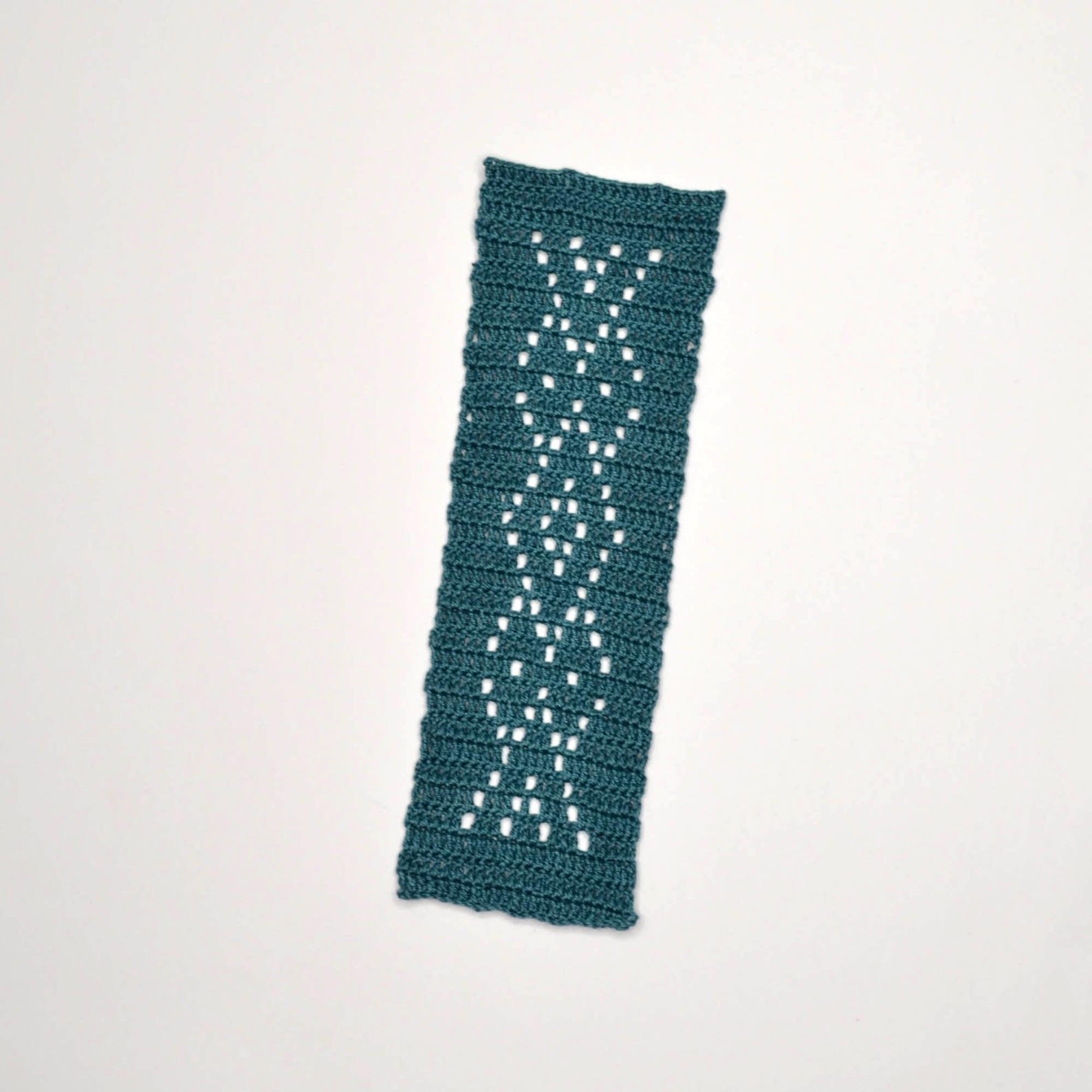 Filet Crochet Bookmark Pattern: Ethnic Geometric Design (PDF Pattern ...